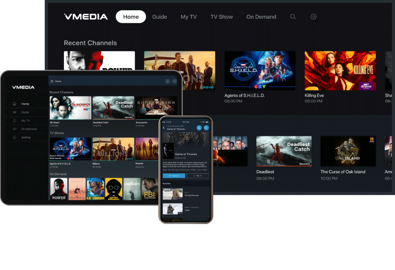 VMedia | Affordable Cable TV & IPTV in Toronto, Ontario