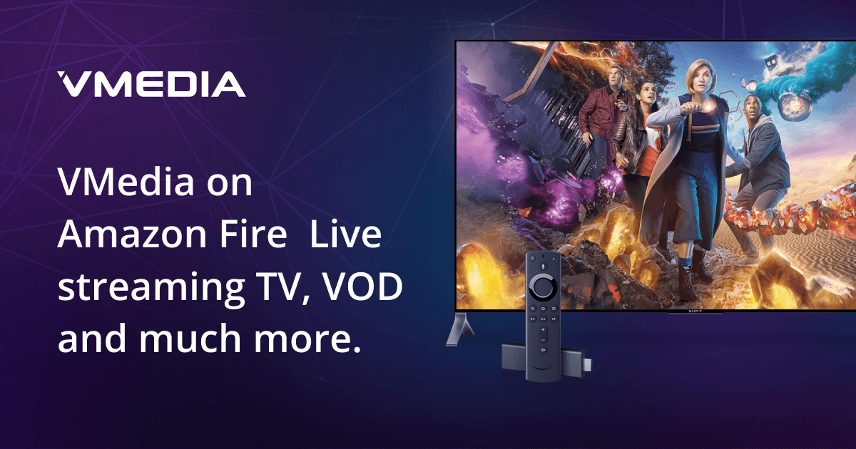 VMedia TV | Stream live TV and VOD on your Amazon Fire device